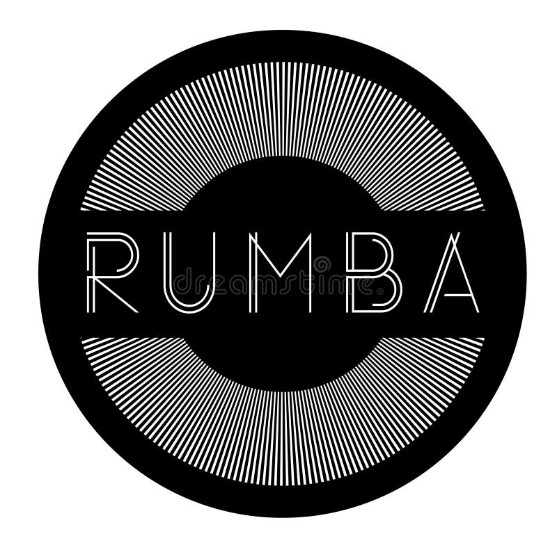 Rumba Label. Rumba Round Band Sign Stock Vector - Illustration of sign ...