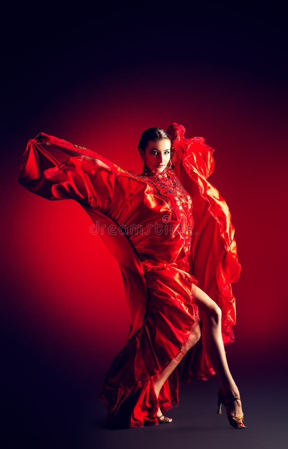 Rumba red stock image. Image of entertainment, latino - 45013113