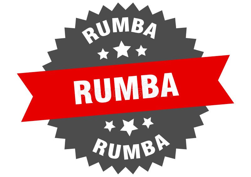 Rumba Sign. Rumba Circular Band Label. Rumba Sticker Stock Vector ...