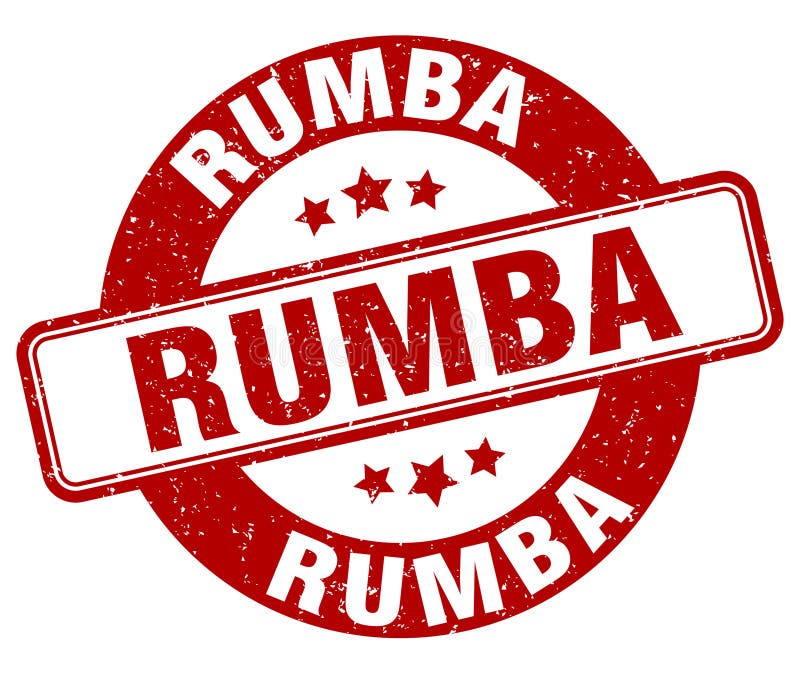 Rumba Stamp. Rumba Label. Round Grunge Sign Stock Vector - Illustration ...