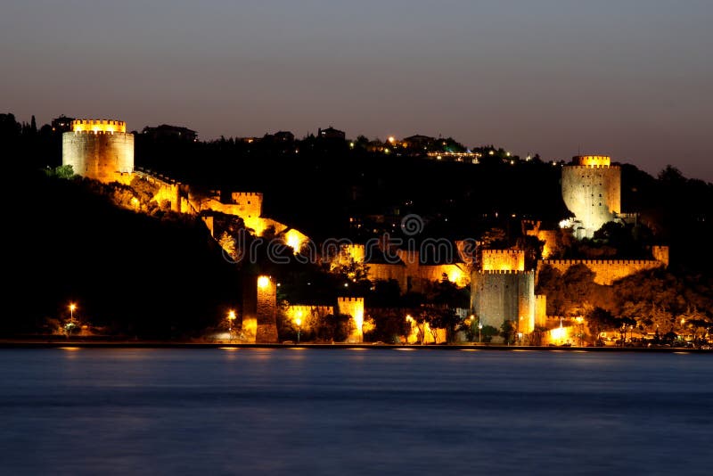 Rumeli Fortress stock image. Image of famous, architecture - 14826157