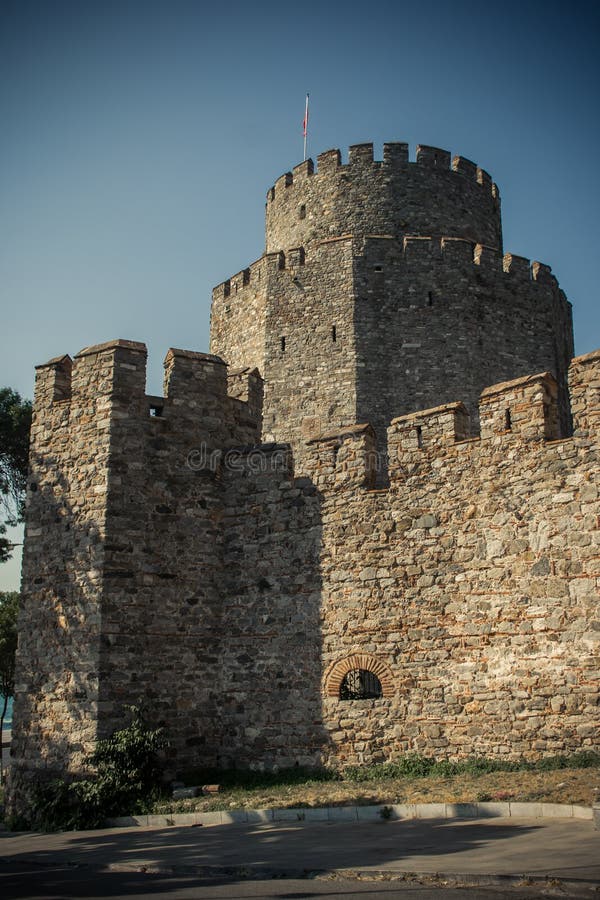 Rumeli Fortress stock photo. Image of architecture, landmark - 28417194
