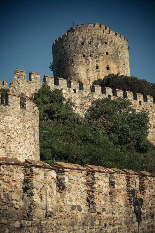 Rumeli Fortress stock image. Image of landmark, heritage - 28417211