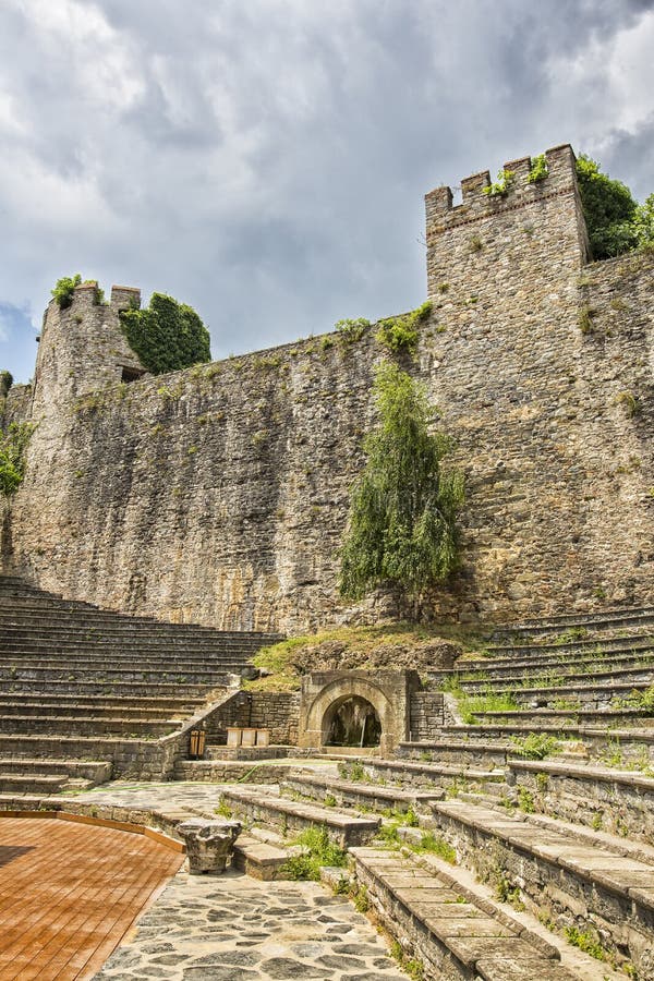 Rumeli fortress stock photo. Image of shores, amphitheater - 76326504