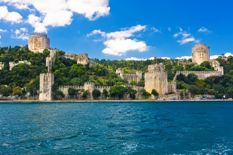 Rumeli Fortress stock image. Image of built, surrounding - 35866623