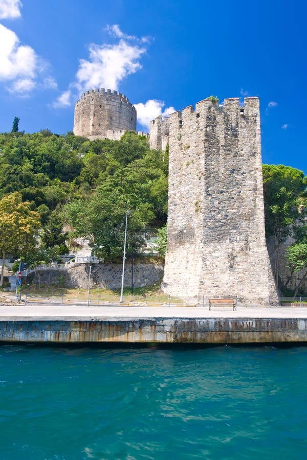 Rumeli Fortress stock image. Image of locations, empire - 35971105