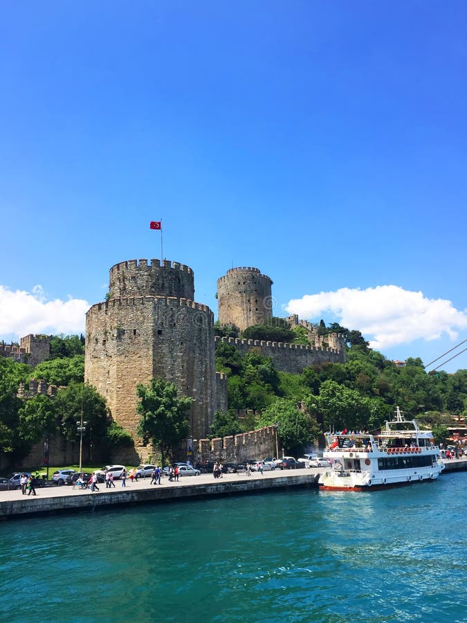 The Famous Rumeli Castle On The Hill In City Of Istanbul Editorial ...