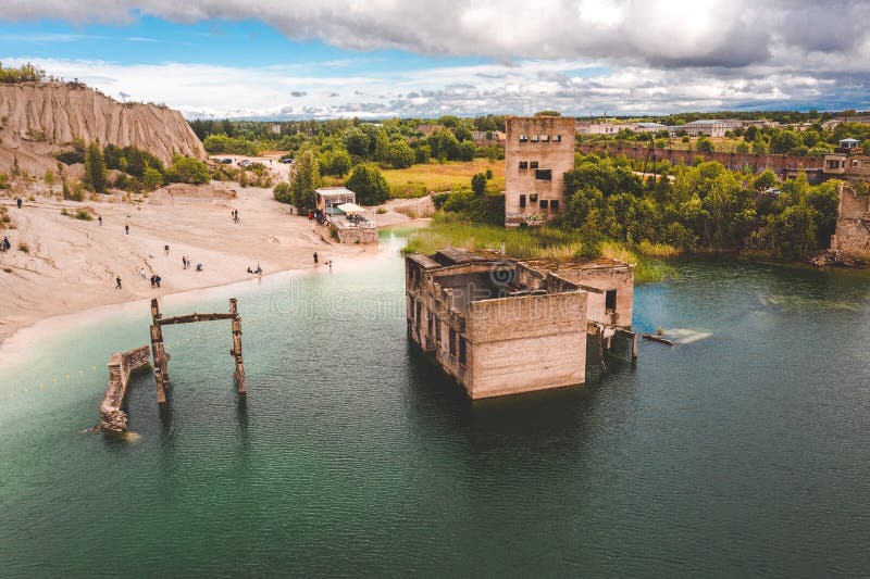 The Rummu Quarry is a Submerged Limestone Quarry Located in Rummu ...