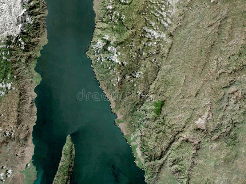 Rumonge, Burundi. High-res Satellite. No Legend Stock Illustration ...