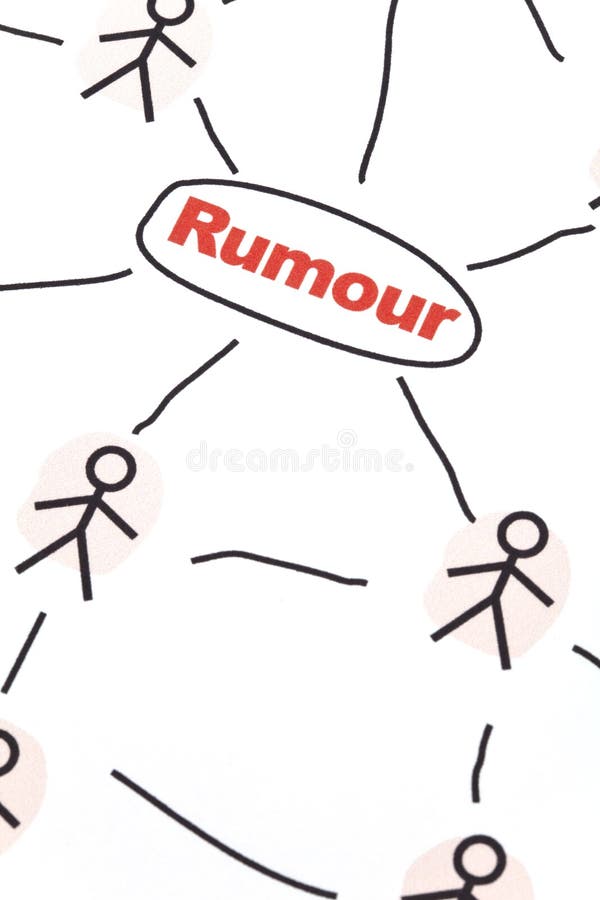 Concept of Rumour stock illustration. Illustration of social - 227441739