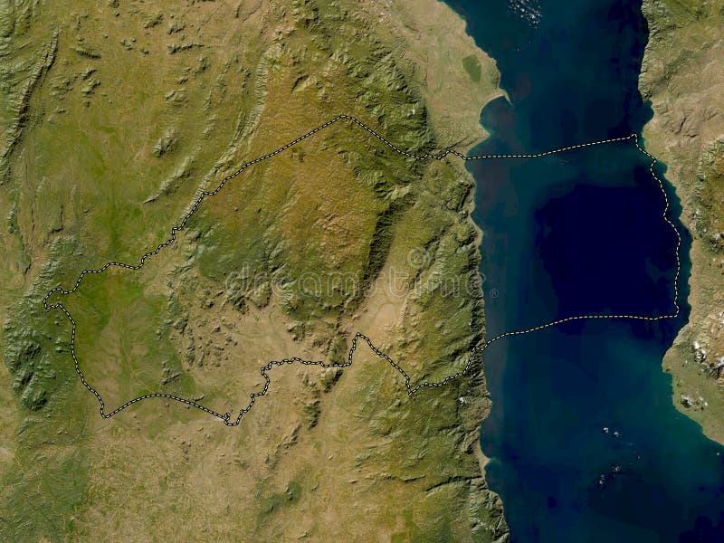 Rumphi, Malawi. Low-res Satellite. No Legend Stock Photo - Image of ...