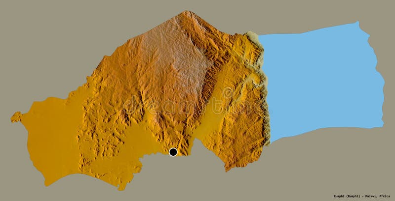 Rumphi, District of Malawi,. Previews. Satellite Stock Illustration ...