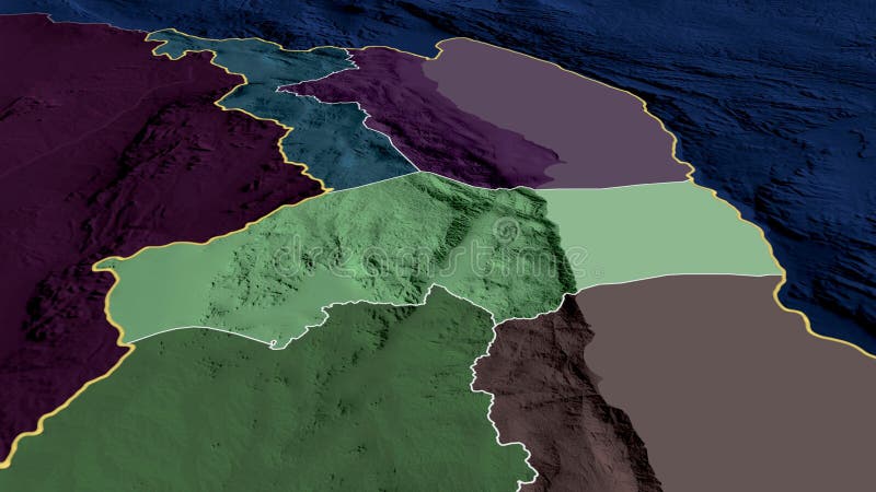 Rumphi, Malawi - Highlighted. Administrative Stock Illustration ...