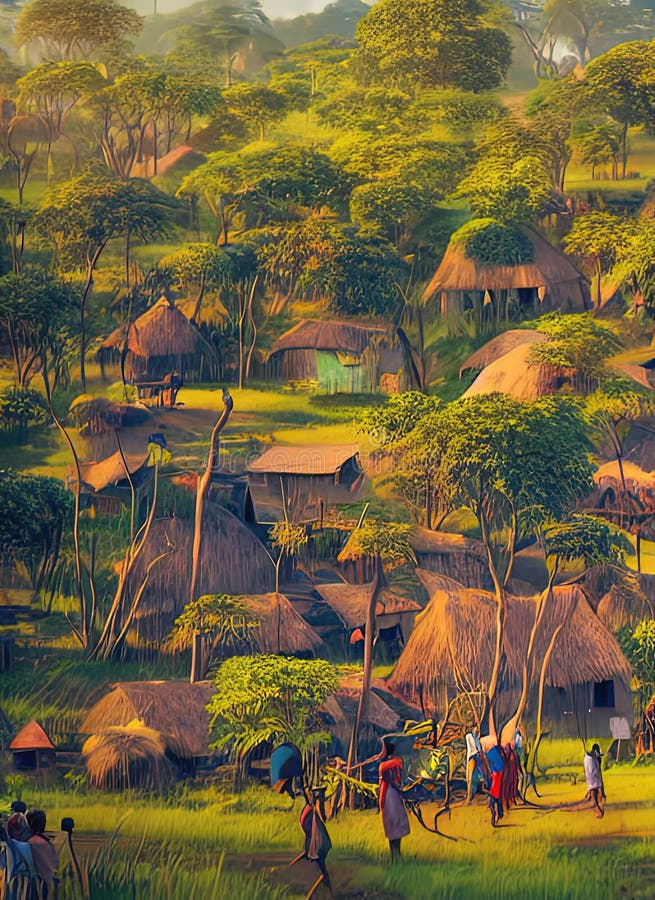 Rumphi, Rumphi, Malawi. Generative AI. Stock Illustration - Illustration of malawi, tropical ...