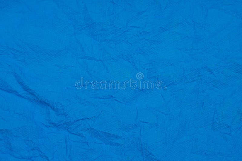 Rumpled Embossed Closeup Napkin Texture. Classic Blue Background Stock ...