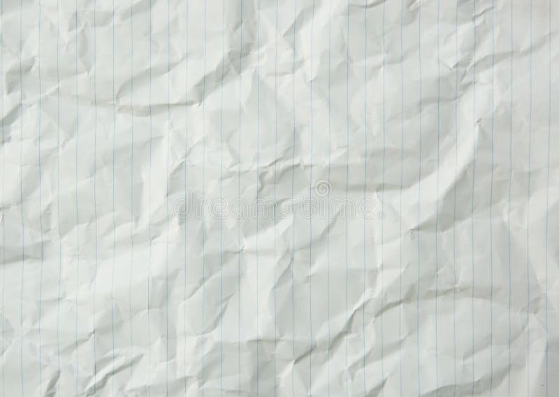 White Crumpled Paper Texture Background Stock Photo - Image of material ...