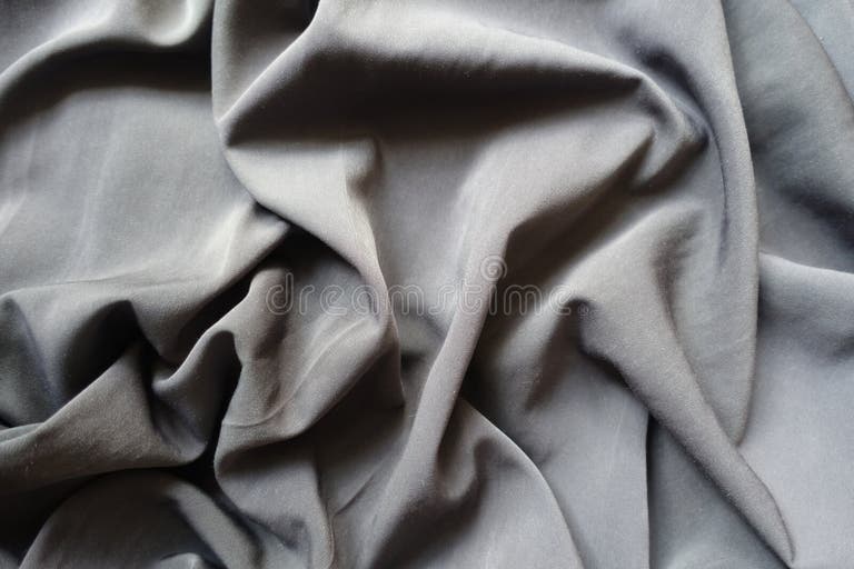 Rumpled Thin Light Gray Acrylic Fabric Stock Image - Image of tapestry ...