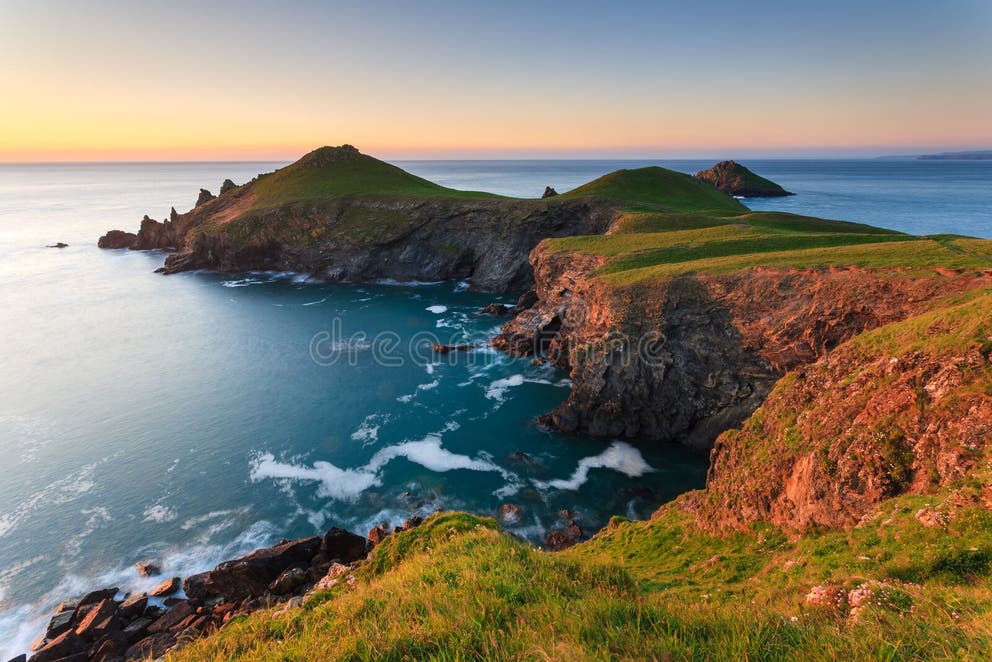 Rumps Point Cornwall stock image. Image of places, beauty - 32753029