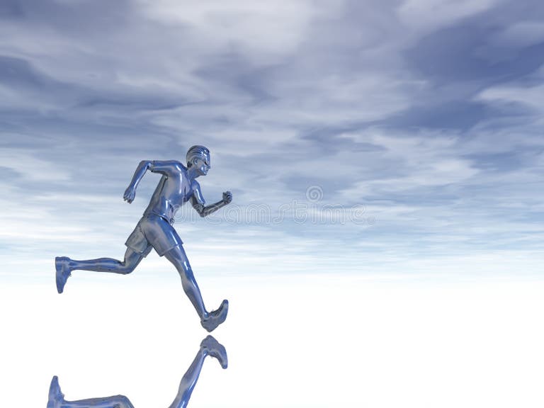 Glossy Running Man Figure Stock Illustrations – 23 Glossy Running Man ...