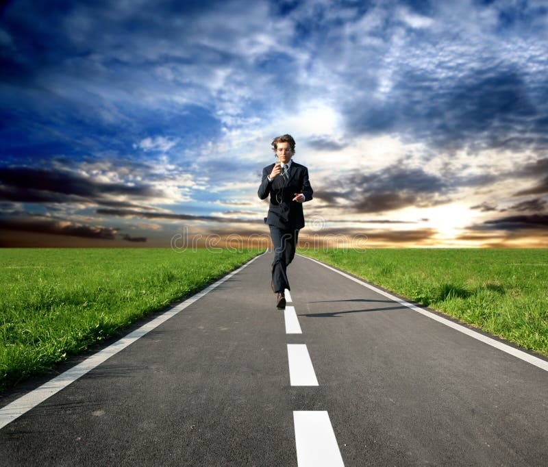 Run stock image. Image of success, listen, escape, nature - 4766613