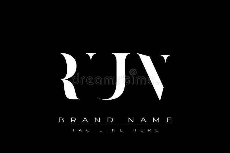 RUN Abstract Letter Logo Design Stock Illustration - Illustration of ...