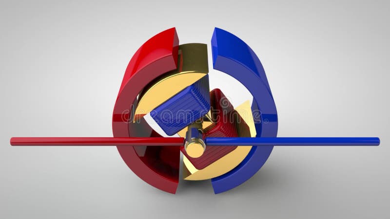 Run Animation with Electric Motor. Stock Footage - Video of power ...