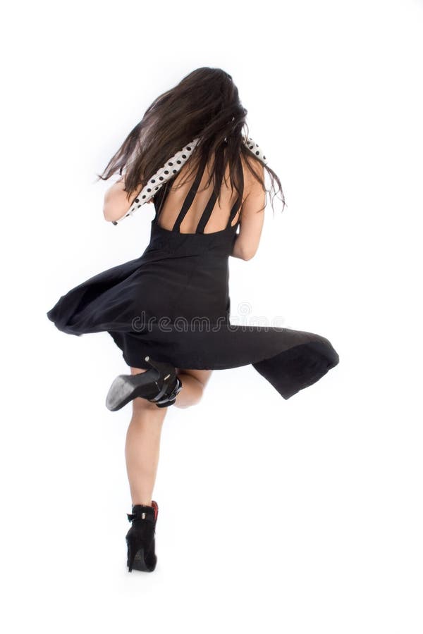 Run away stock photo. Image of motion, hair, blur, back - 5498610