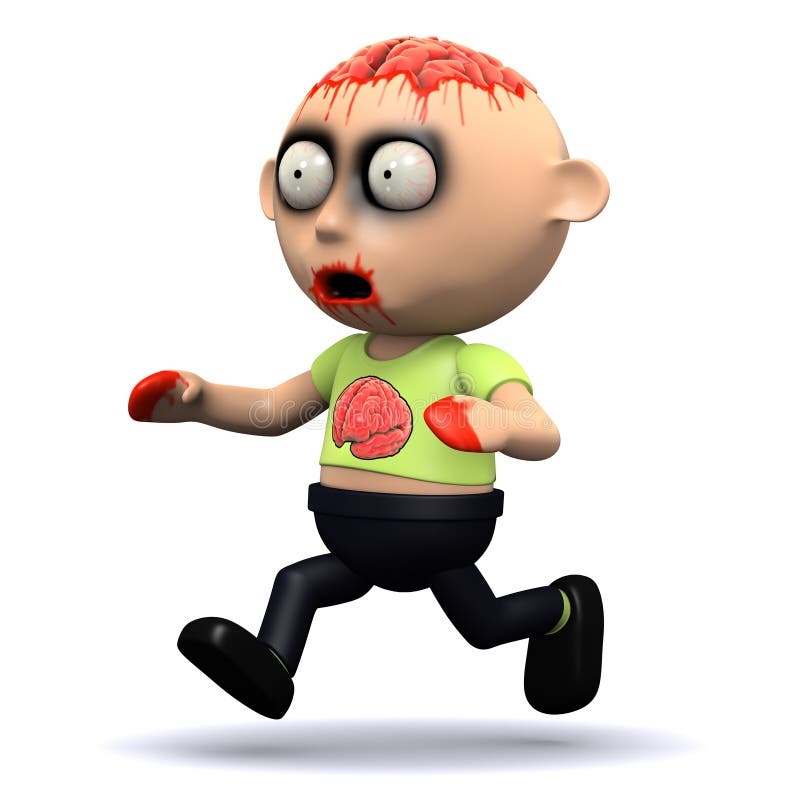 Run zombie stock vector. Illustration of clip, illustration - 44771304