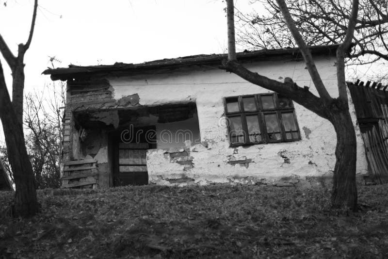 Run-down house stock photo. Image of wall, disappears - 29645040