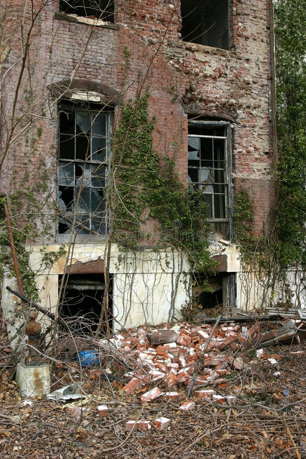 Run down building stock image. Image of concrete, aged - 8018185