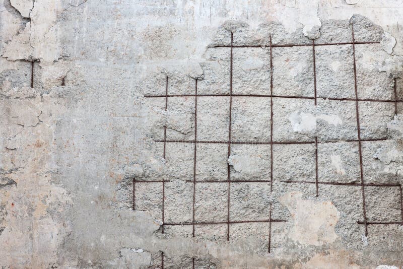 Run Down Concrete Wall stock photo. Image of deconstruction - 19081962