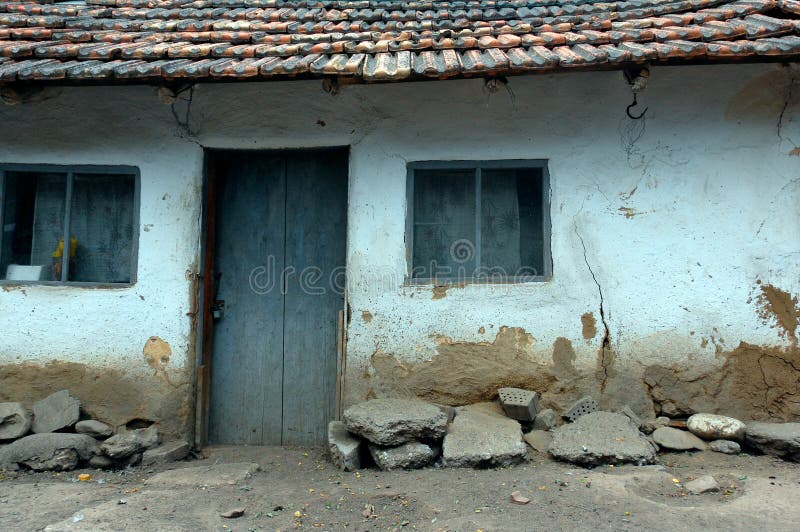 Run-down hut stock image. Image of village, scenic, outdoors - 18603903