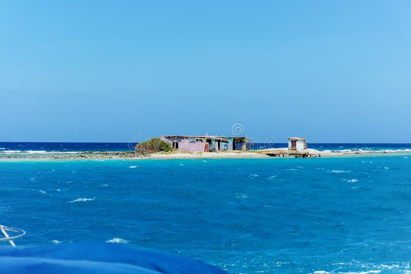 Tropical Island Shack stock image. Image of scenery - 100915319