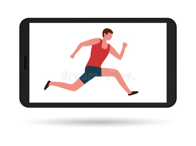 Run man person stock vector. Illustration of sport, sprint - 266222935