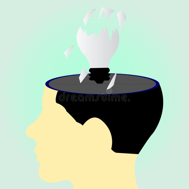 Run out of ideas stock vector. Illustration of graph - 32478906