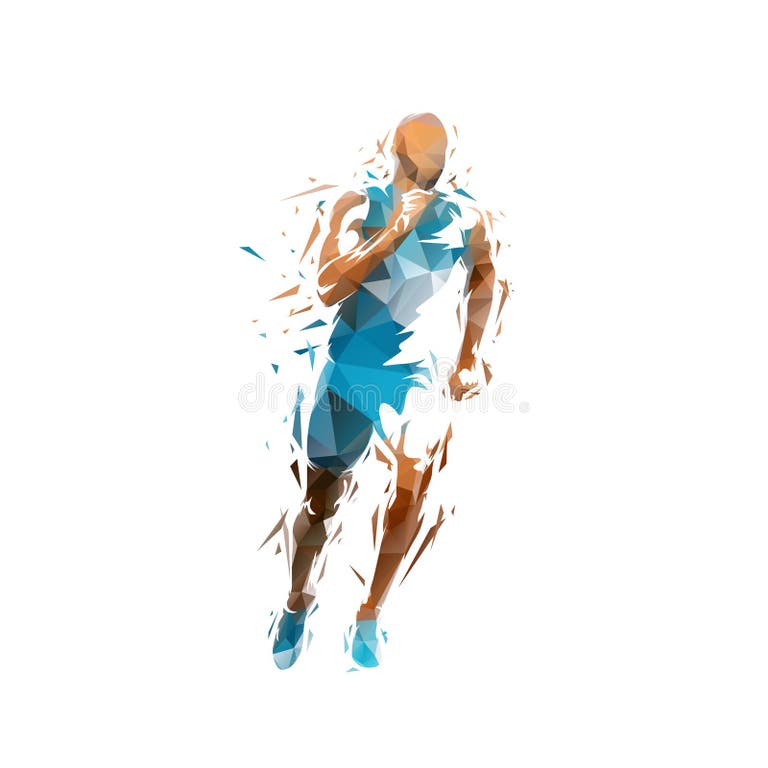 Running Figure Poly Stock Illustrations – 120 Running Figure Poly Stock ...