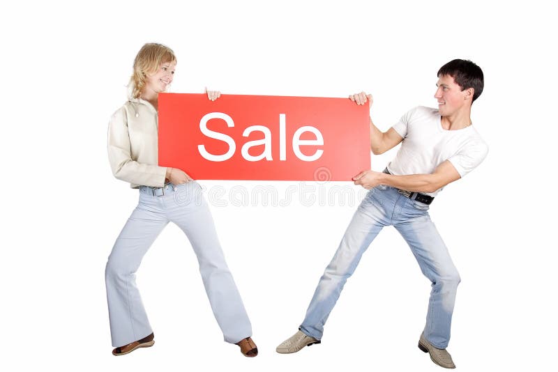 Run a sales stock image. Image of fashion, love, couple - 2023805