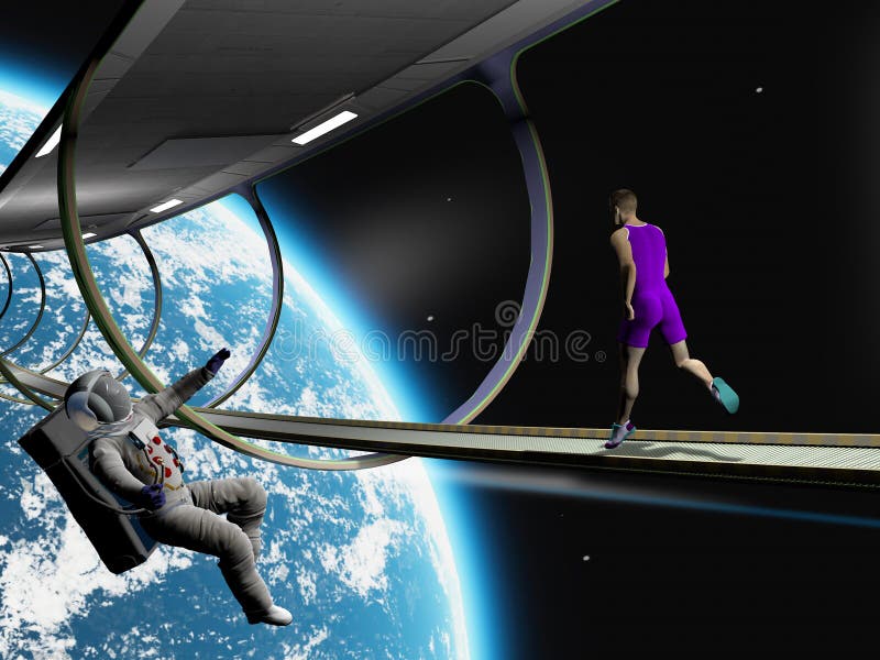 Run in space stock illustration. Illustration of astronomy - 23361169