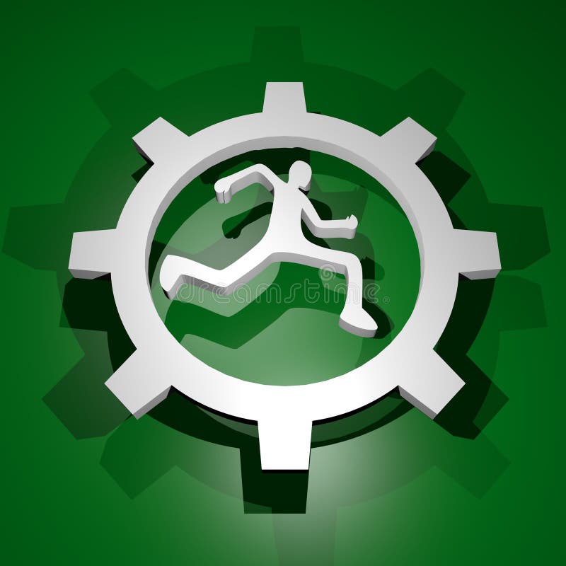 Run symbol stock illustration. Illustration of model - 41685137