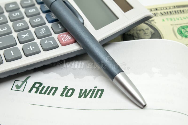 Run to win stock image. Image of green, increase, cash - 97673935