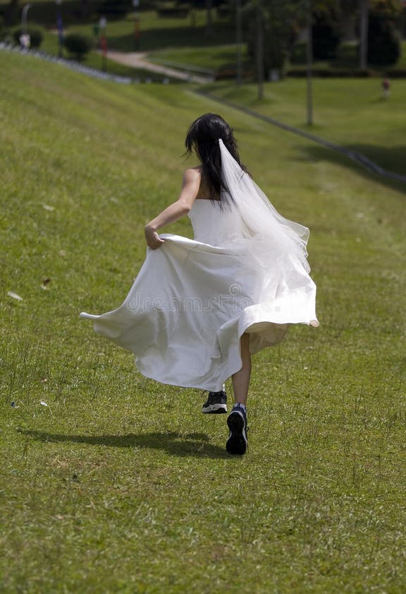Runaway Bride 2 stock photo. Image of training, dress, away - 227942
