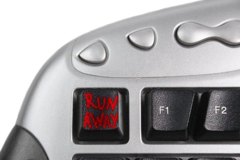 Runaway button stock image. Image of access, equipment - 2146461