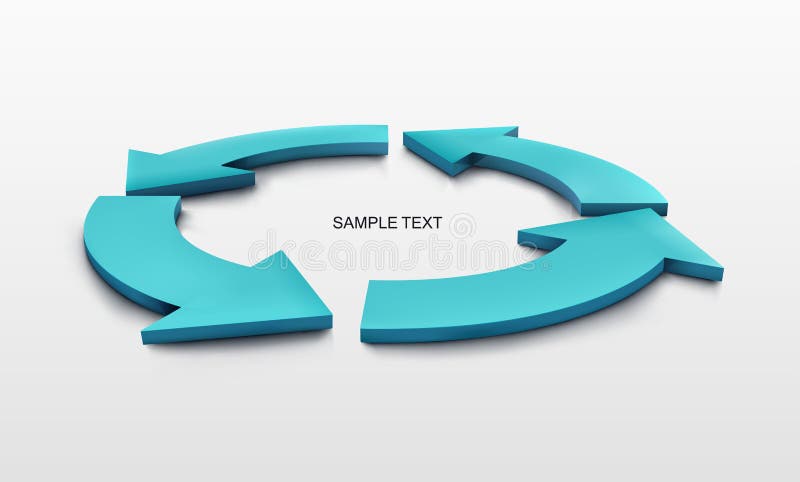 Rund pil stock illustrationer. Illustration av samarbete - 57860541