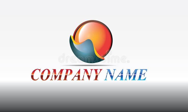 Rund symbolssymboldesign stock illustrationer. Illustration av ekologi ...