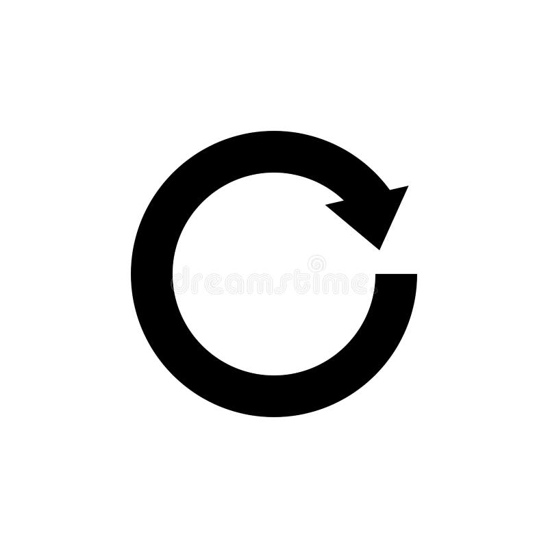 Pfeile in Der Runden Unterschiedlichen Farbe Vektor Abbildung ...