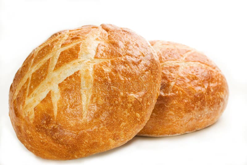 Rundes italienisches Laib stockbild. Bild von nahrhaft - 7198903