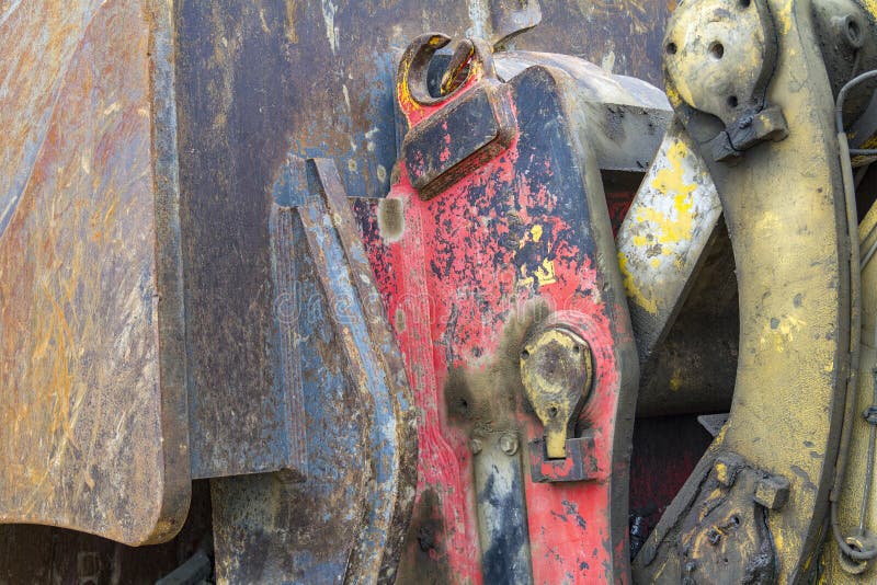 Rundown machine detail stock image. Image of industrial - 27359107