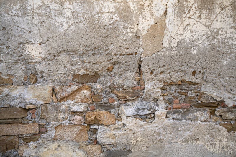 Rundown wall closeup stock image. Image of plaster, spotted - 375192959