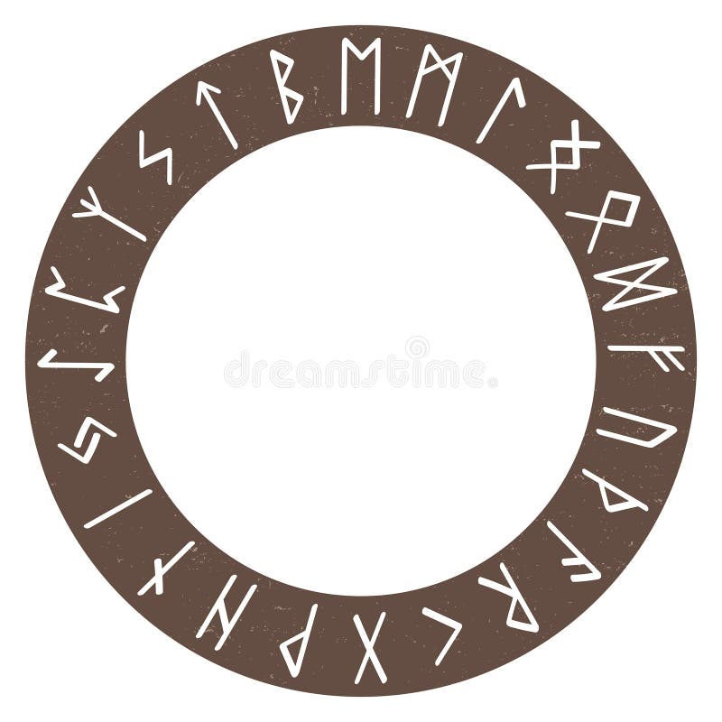 Rune Circle Icelandic Celtic Viking Talisman Navigation Compass, Frame ...