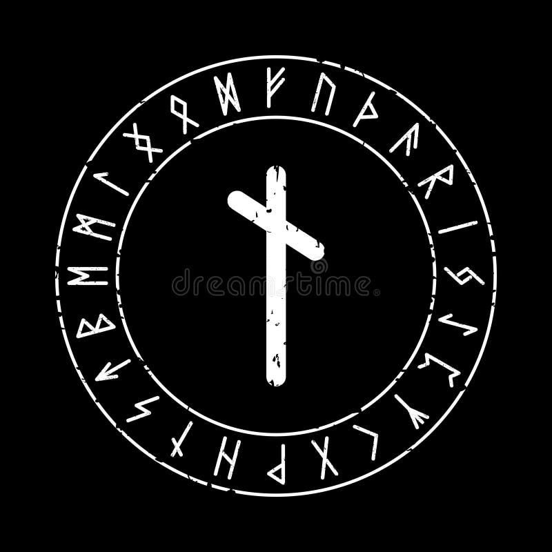 Rune Nauthiz. Ancient Scandinavian Runes. Runes Senior Futarka. Magic ...